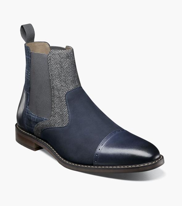 Finney Cap Toe Chelsea Boot Men’s Dress Shoes | Stacyadams.ca